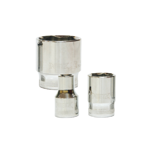 NIETZ 1/2'' Drive Chrome Socket (6PT) - Nietz